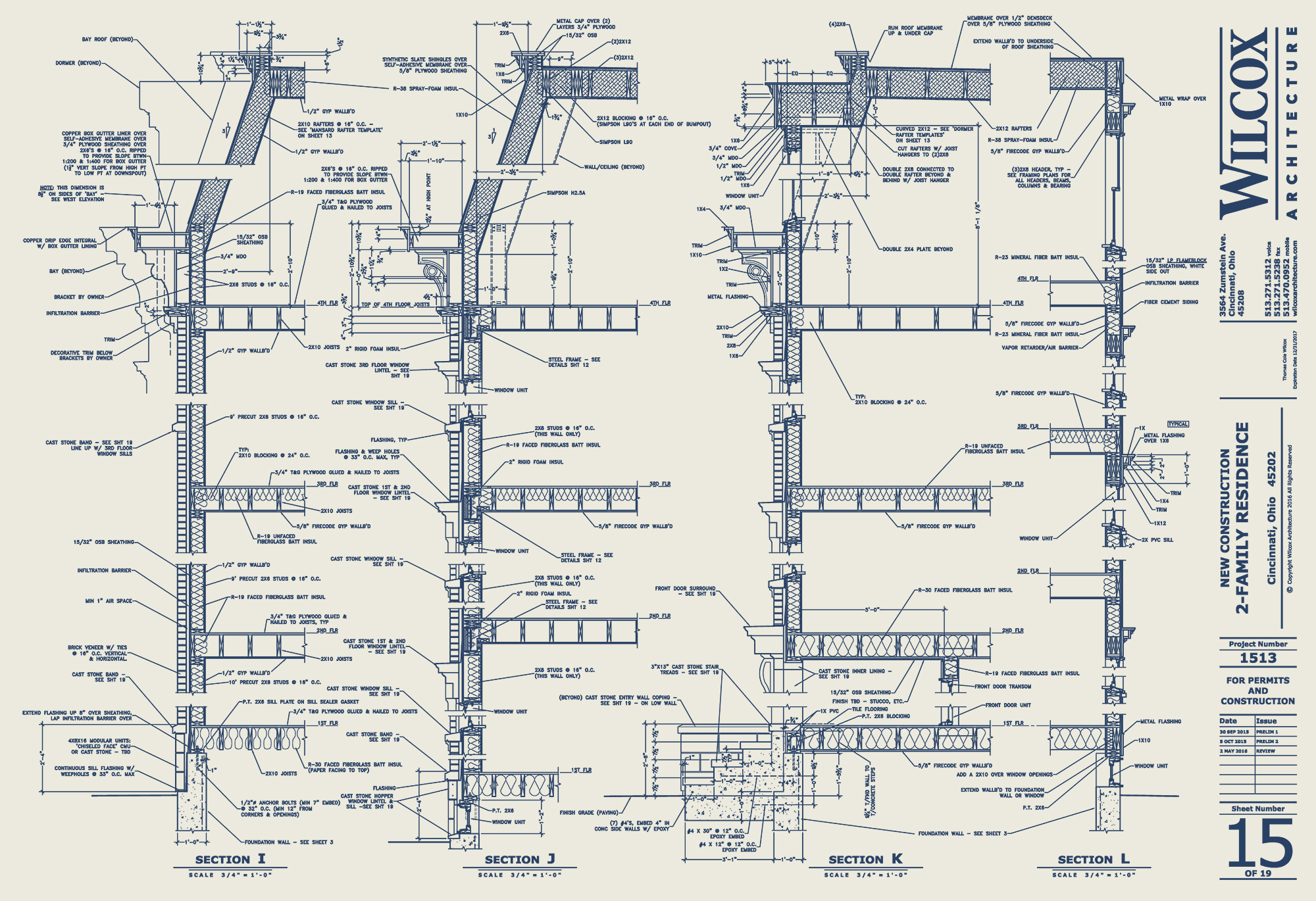 Wilcox Architecture Construction Drawings Phase